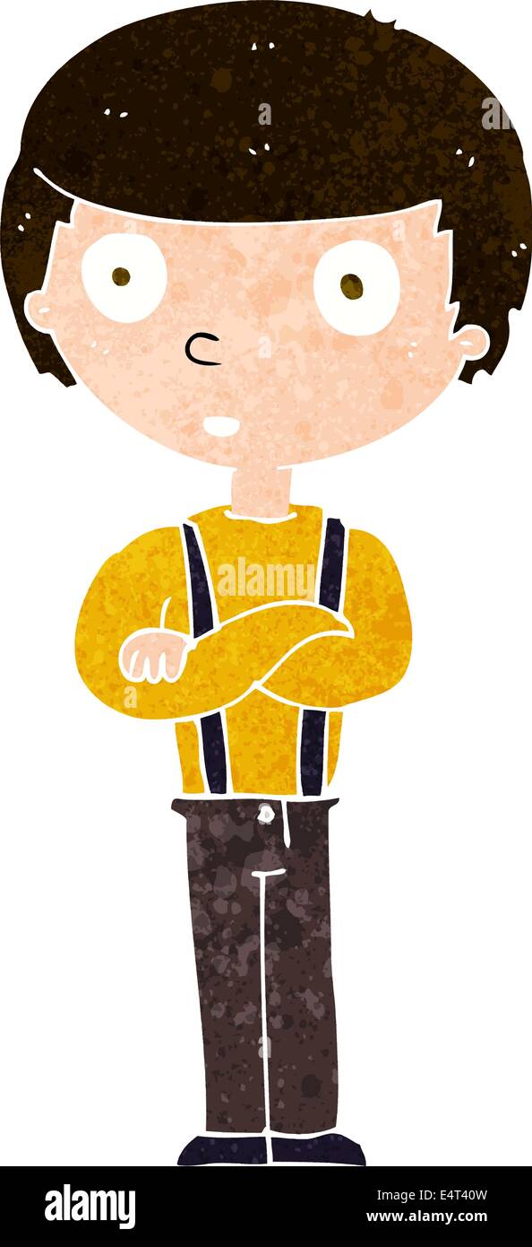 Cartoon boy staring Stock Vector Images - Alamy