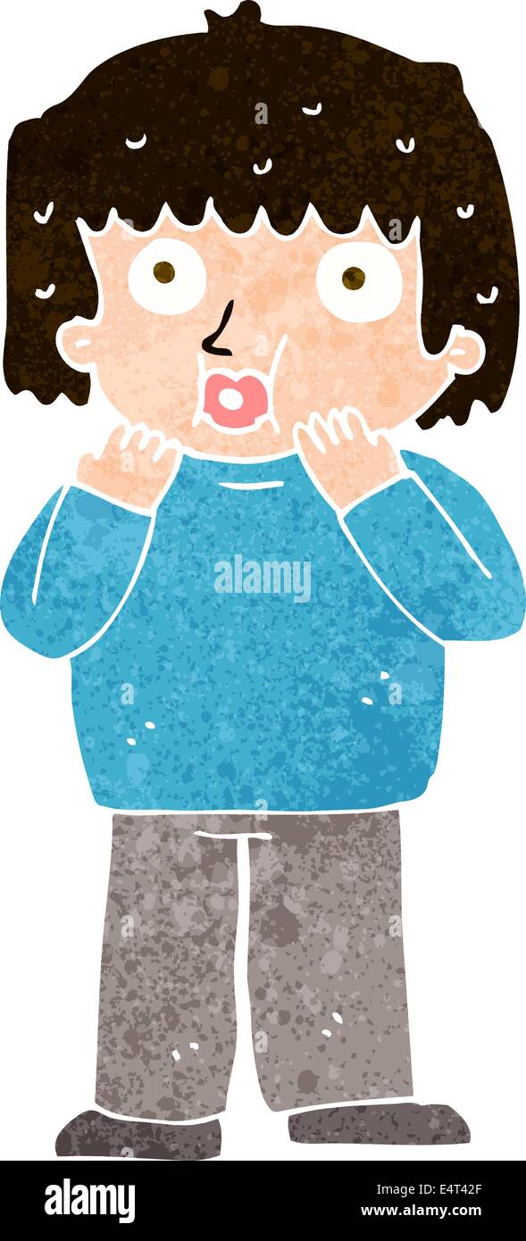 cartoon worried boy Stock Vector Image & Art - Alamy