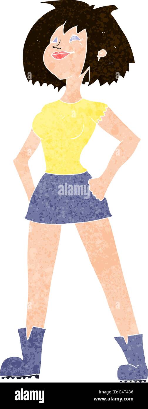 cartoon capable woman Stock Vector Image & Art - Alamy