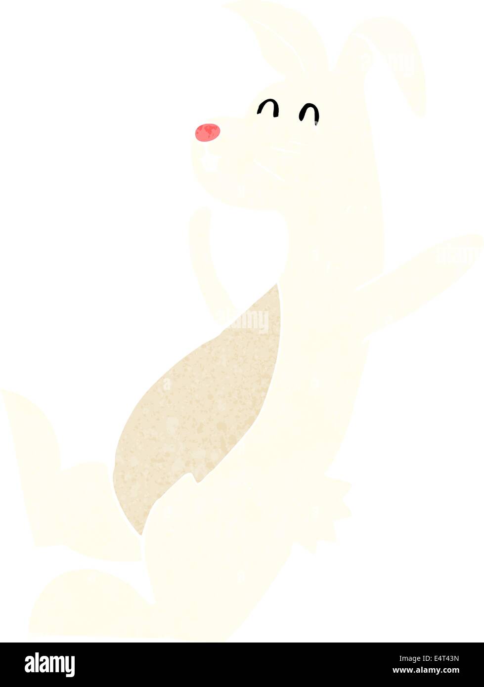 cartoon white rabbit Stock Vector Image & Art - Alamy