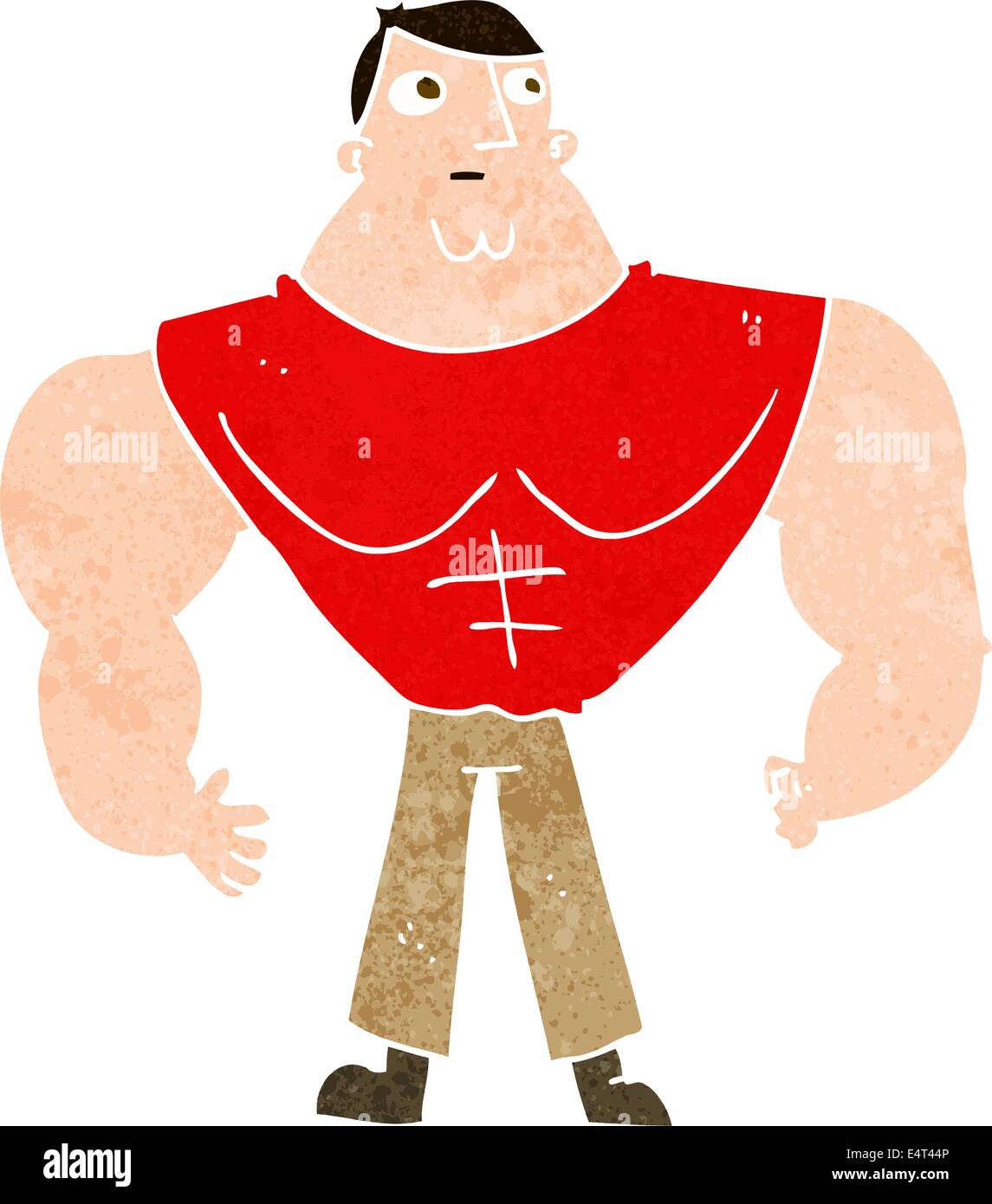 cartoon body builder Stock Vector Image & Art - Alamy