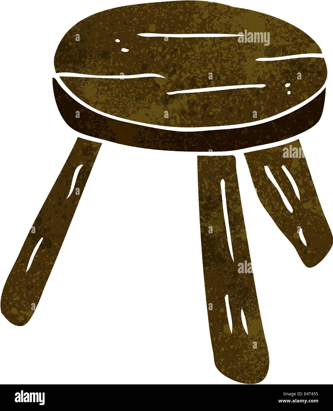 cartoon wooden stool Stock Vector Image & Art - Alamy