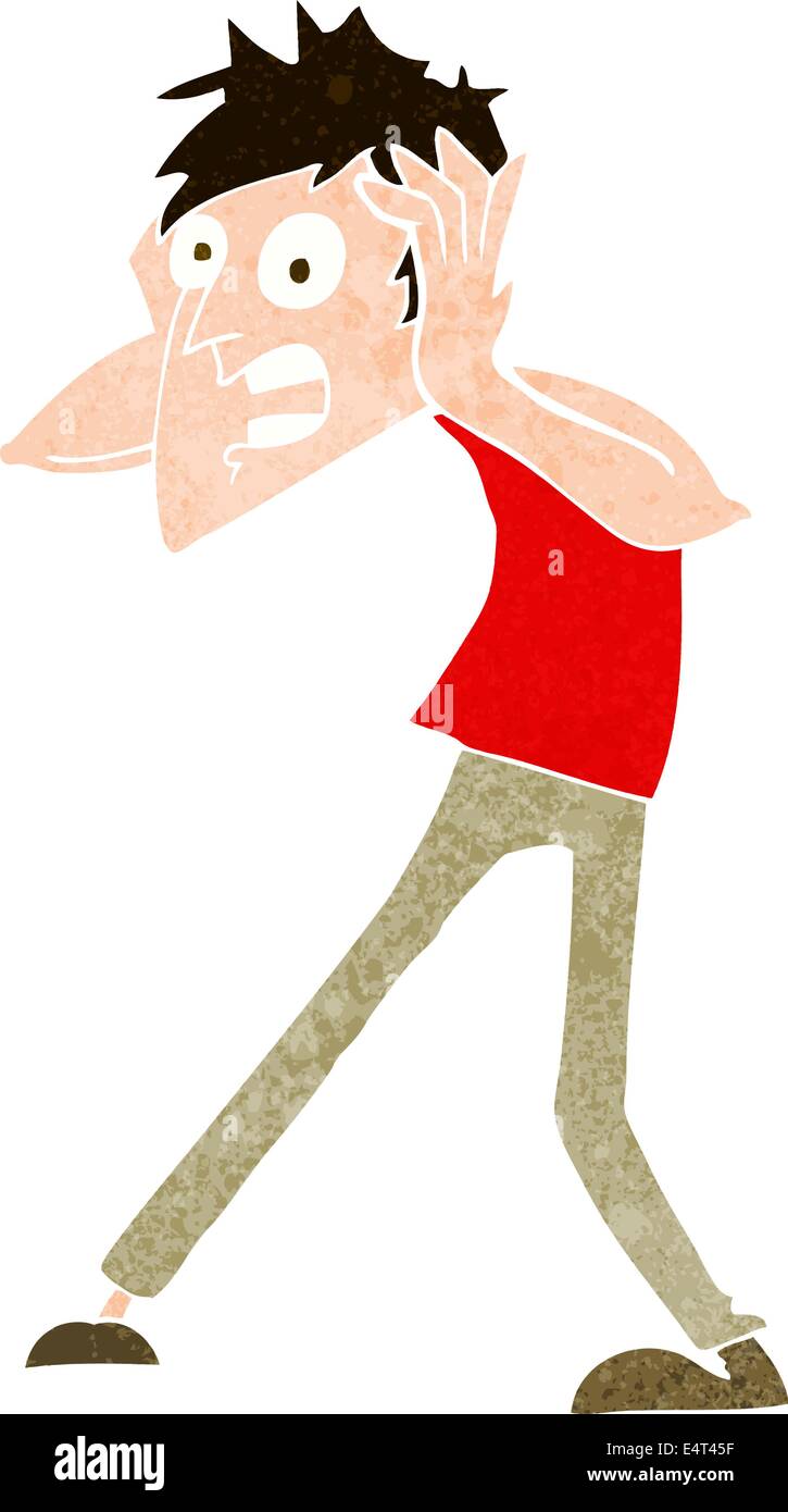 cartoon man panicking Stock Vector Image & Art - Alamy