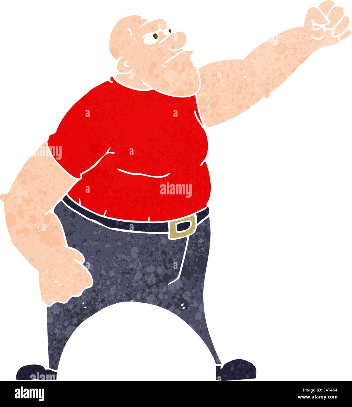 cartoon angry man Stock Vector Image & Art - Alamy