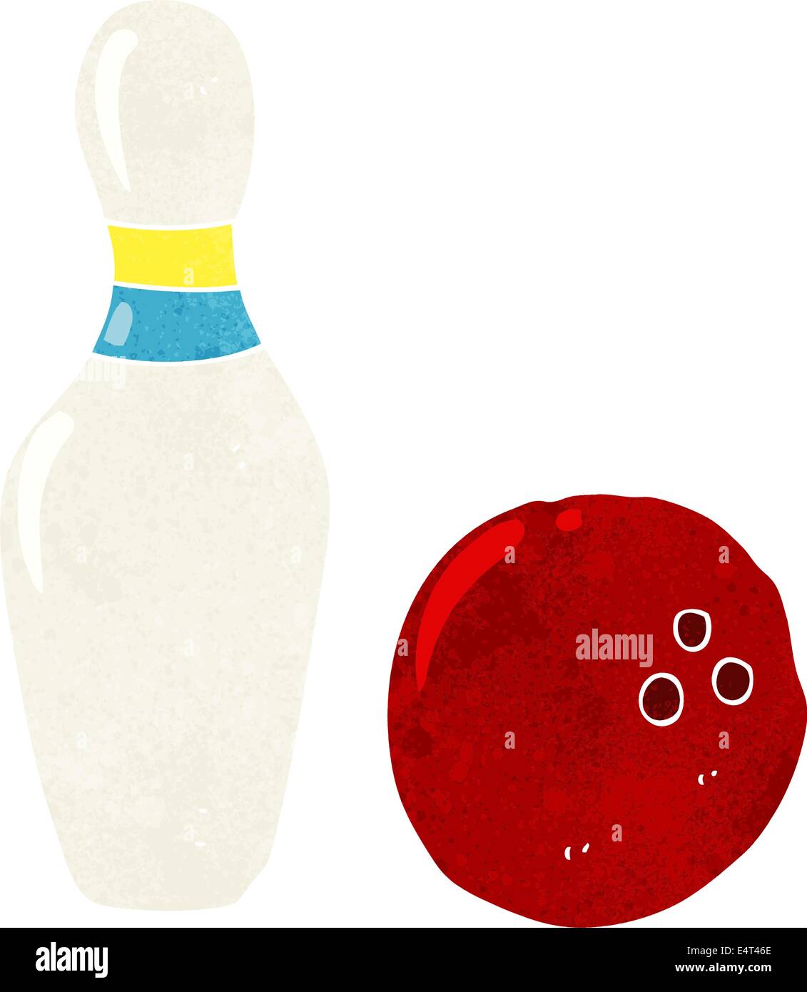 Ten pin bowling cartoon hi-res stock photography and images - Alamy