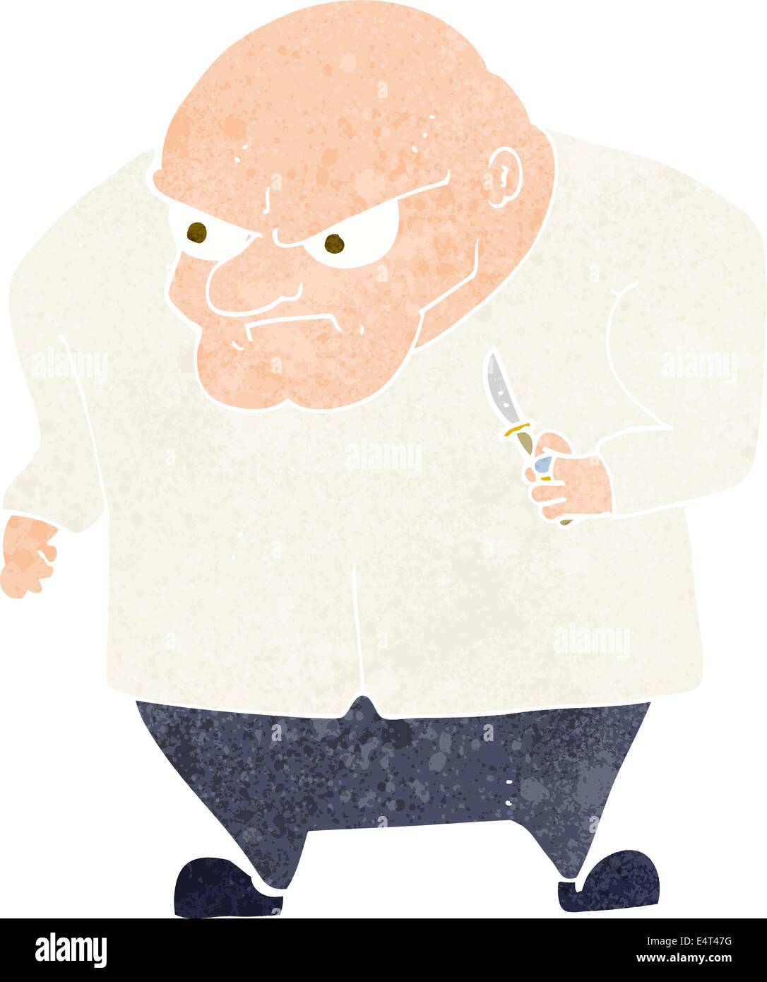 cartoon evil man Stock Vector Image & Art - Alamy