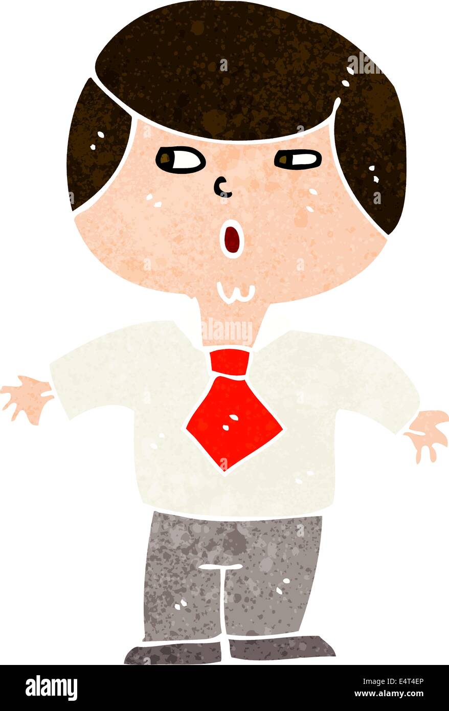 cartoon shocked boy Stock Vector Image & Art - Alamy