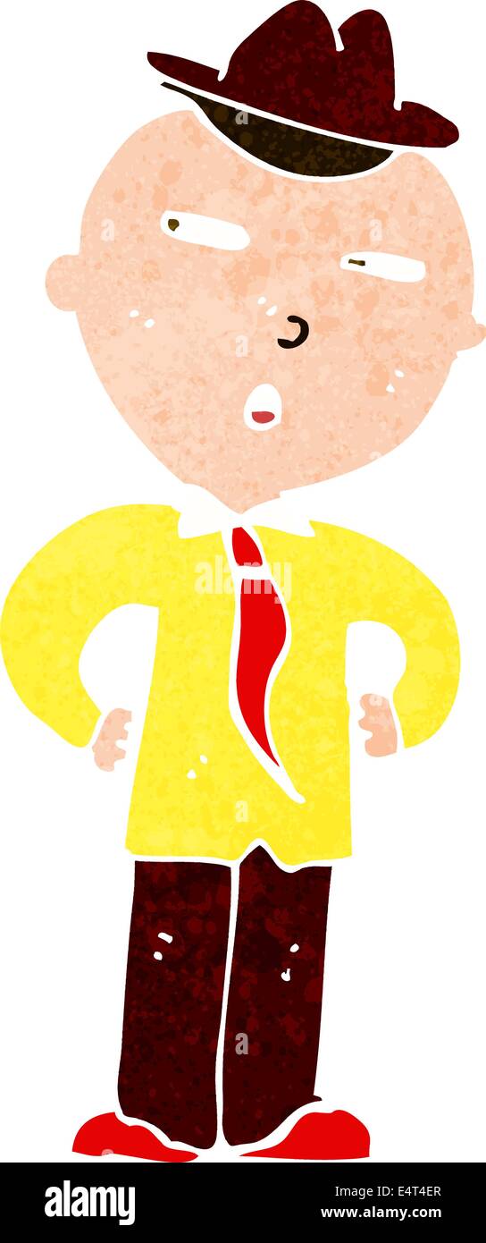 cartoon man wearing hat Stock Vector Image & Art - Alamy