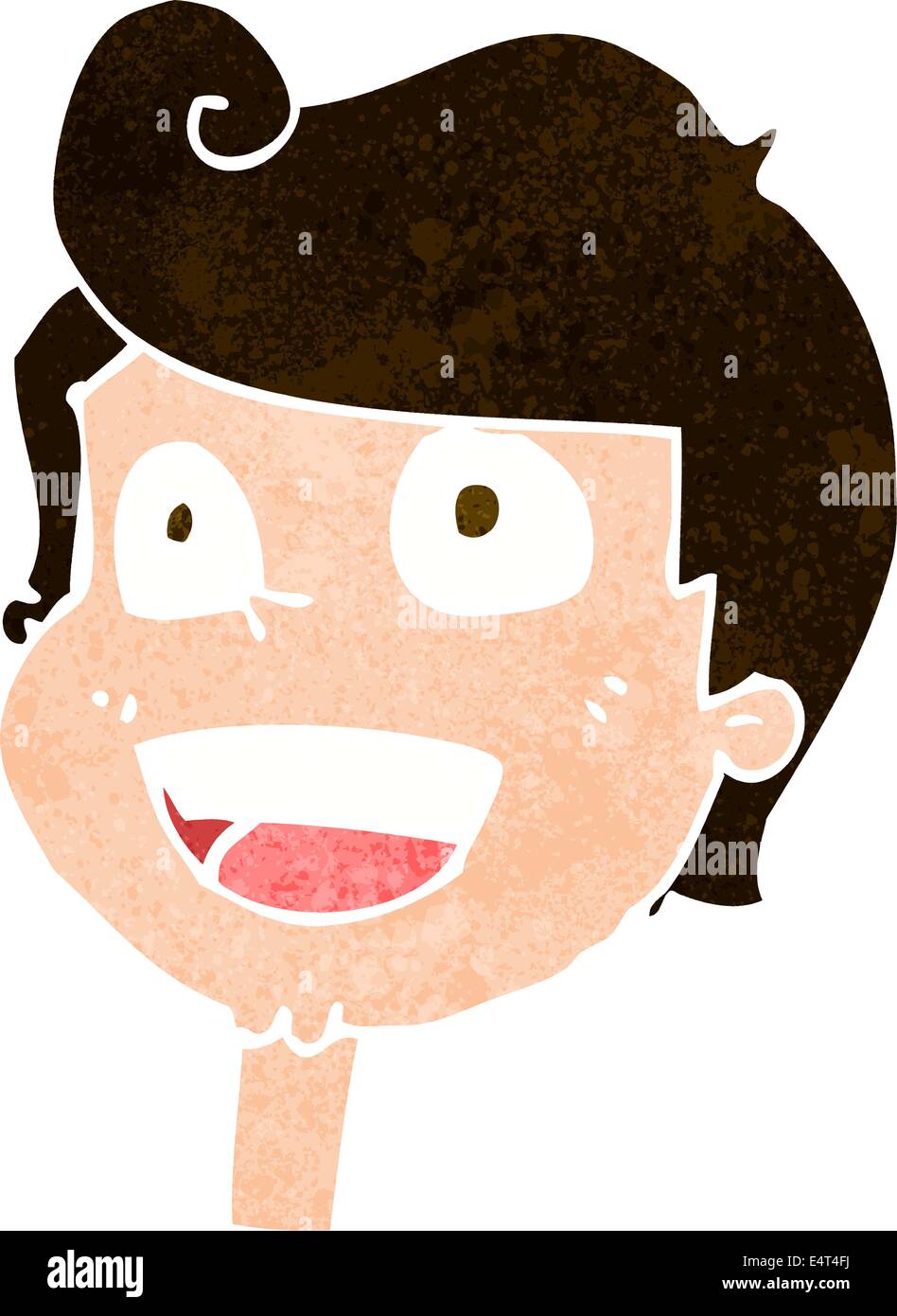 cartoon happy face Stock Vector Image & Art - Alamy