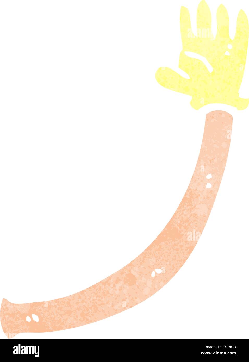 cartoon arm with rubber glove Stock Vector Image & Art - Alamy