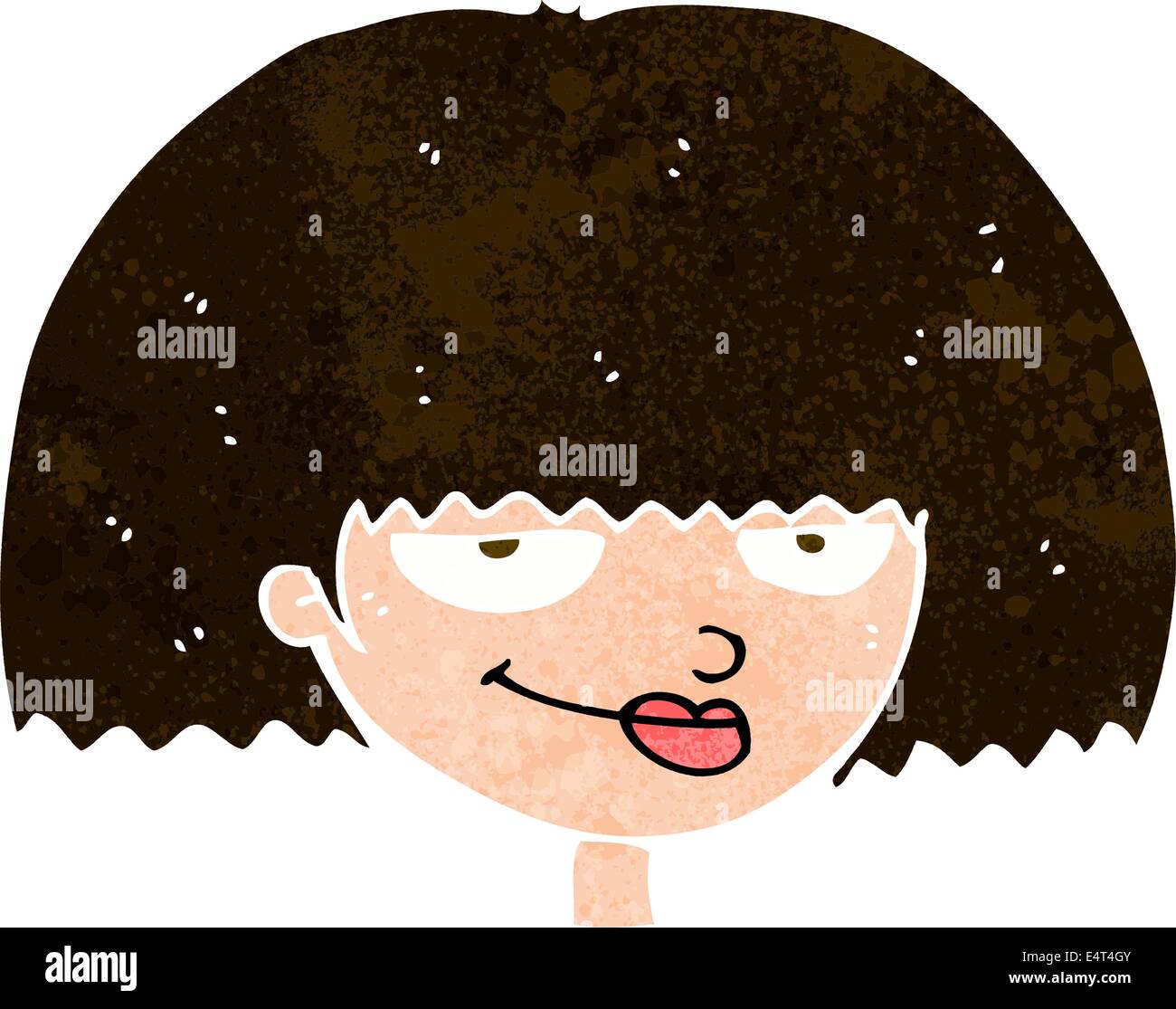 cartoon mean female face Stock Vector Image & Art - Alamy