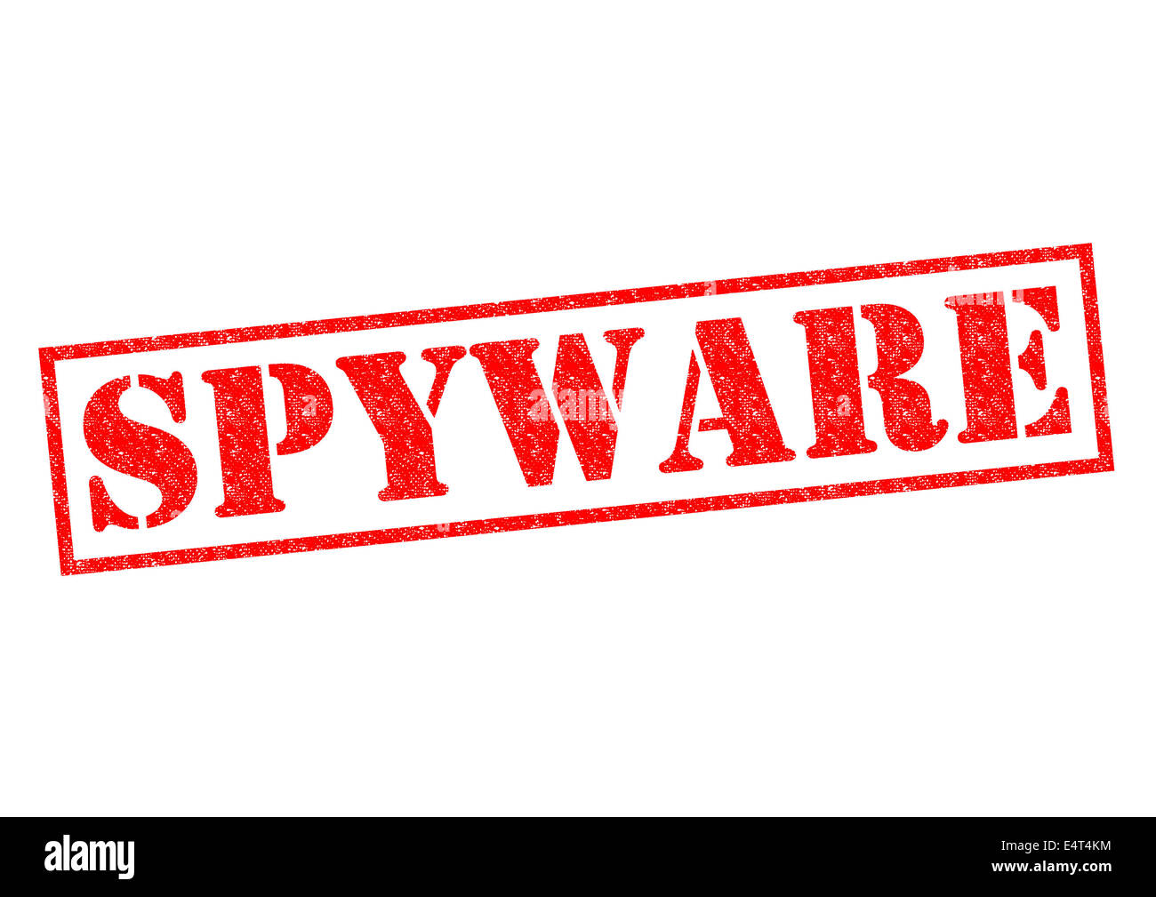 SPYWARE red Rubber Stamp over a white background Stock Photo - Alamy