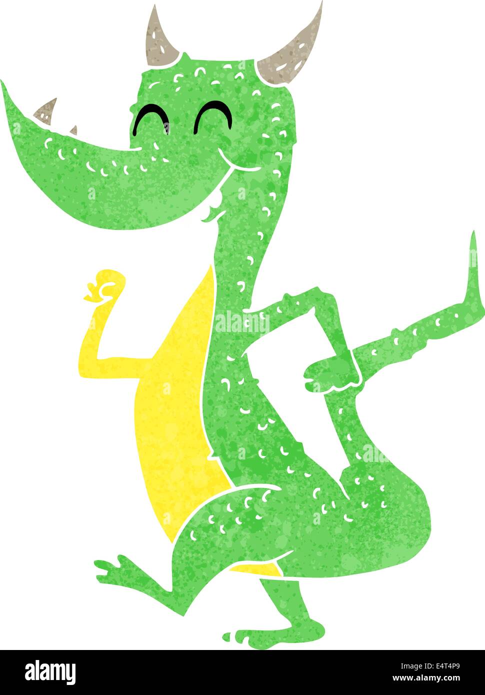 cartoon happy dragon Stock Vector Image & Art - Alamy
