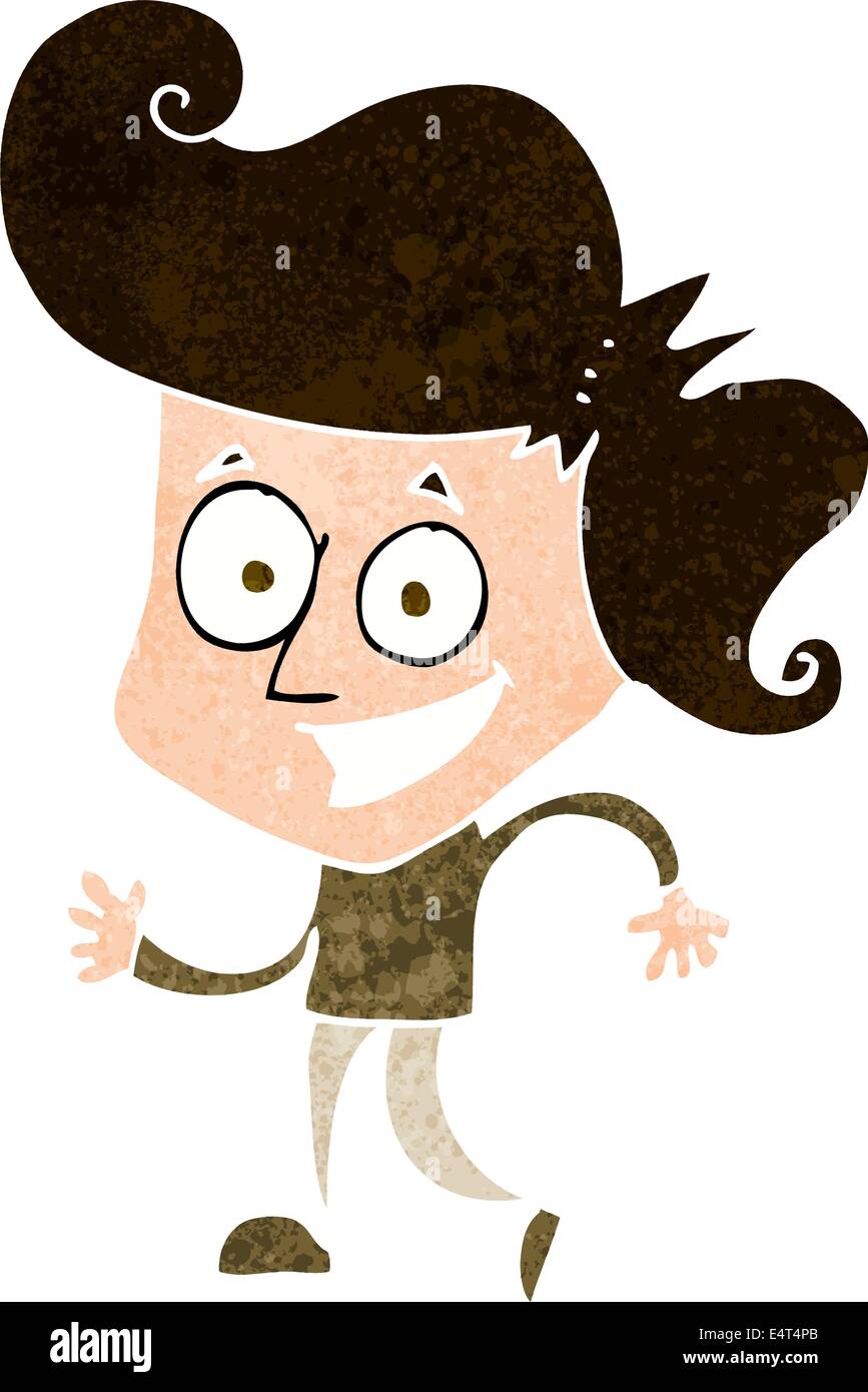 cartoon grinning man Stock Vector Image & Art - Alamy