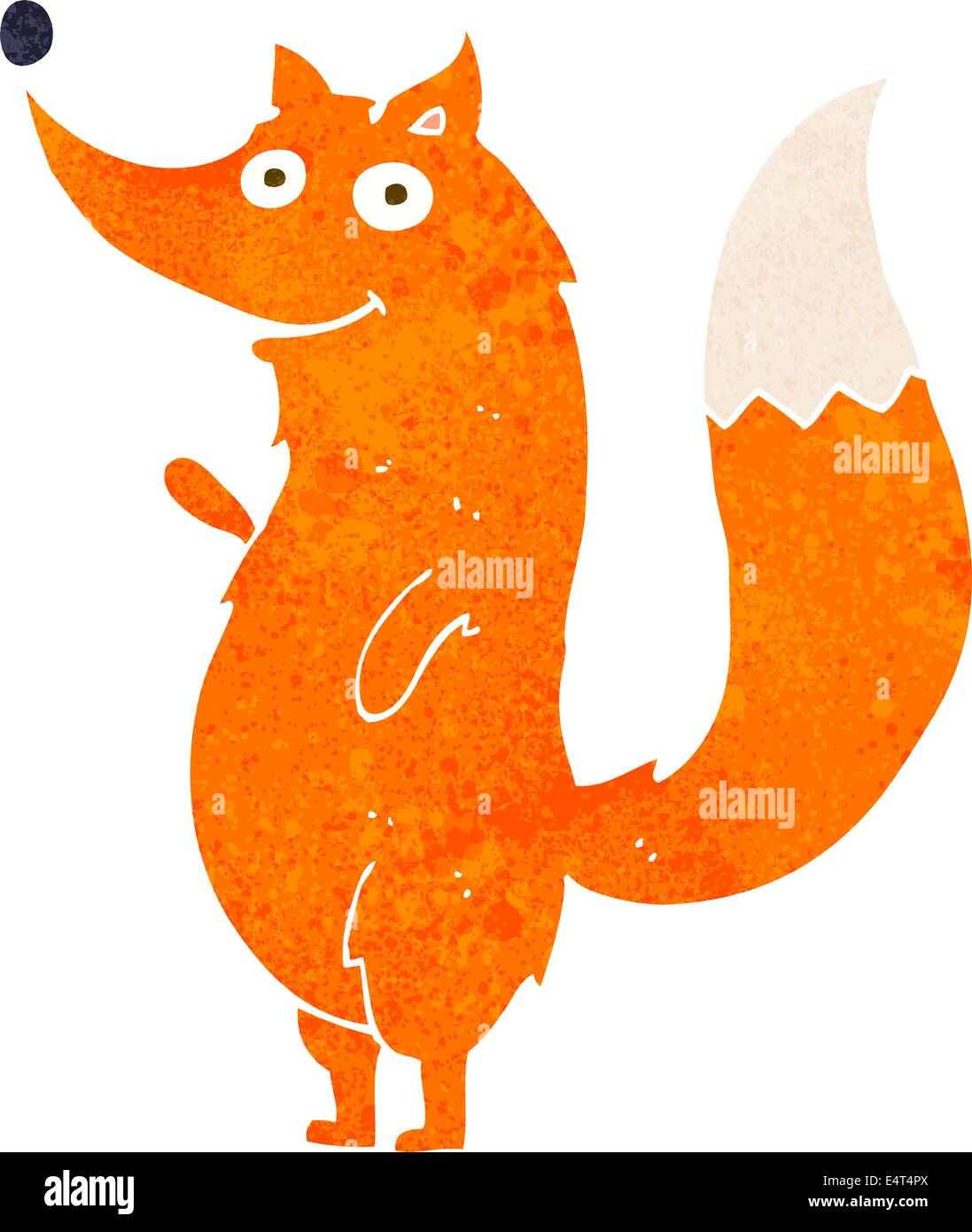 cartoon waving fox Stock Vector Image & Art - Alamy