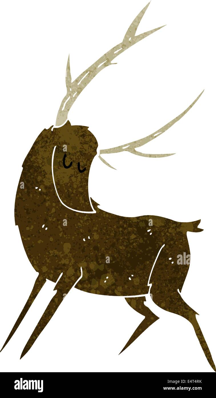 Cartoon stag Stock Vector Images - Alamy