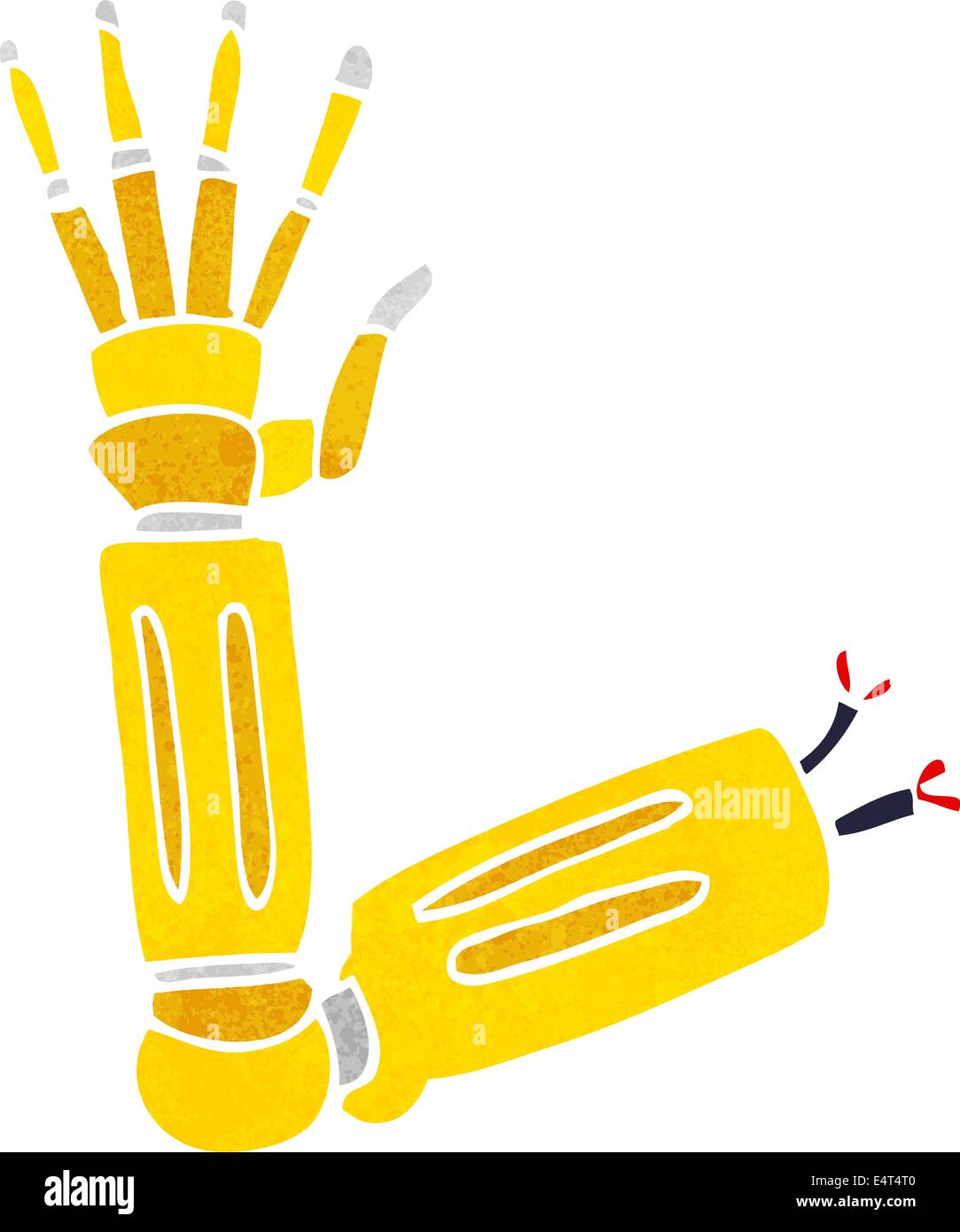 cartoon robot arm Stock Vector Image & Art - Alamy