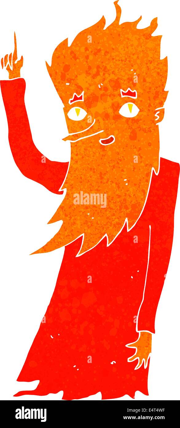 cartoon fire spirit Stock Vector Image & Art - Alamy