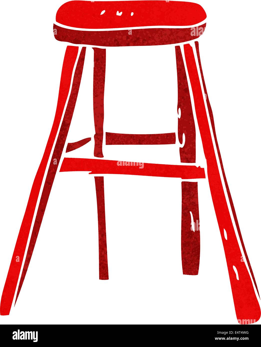 cartoon wooden stool Stock Vector Image & Art - Alamy