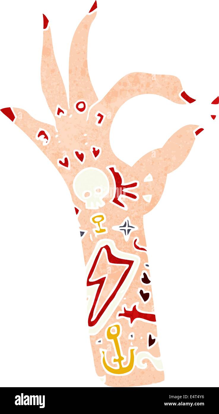 cartoon tattoo arm Stock Vector Image & Art - Alamy