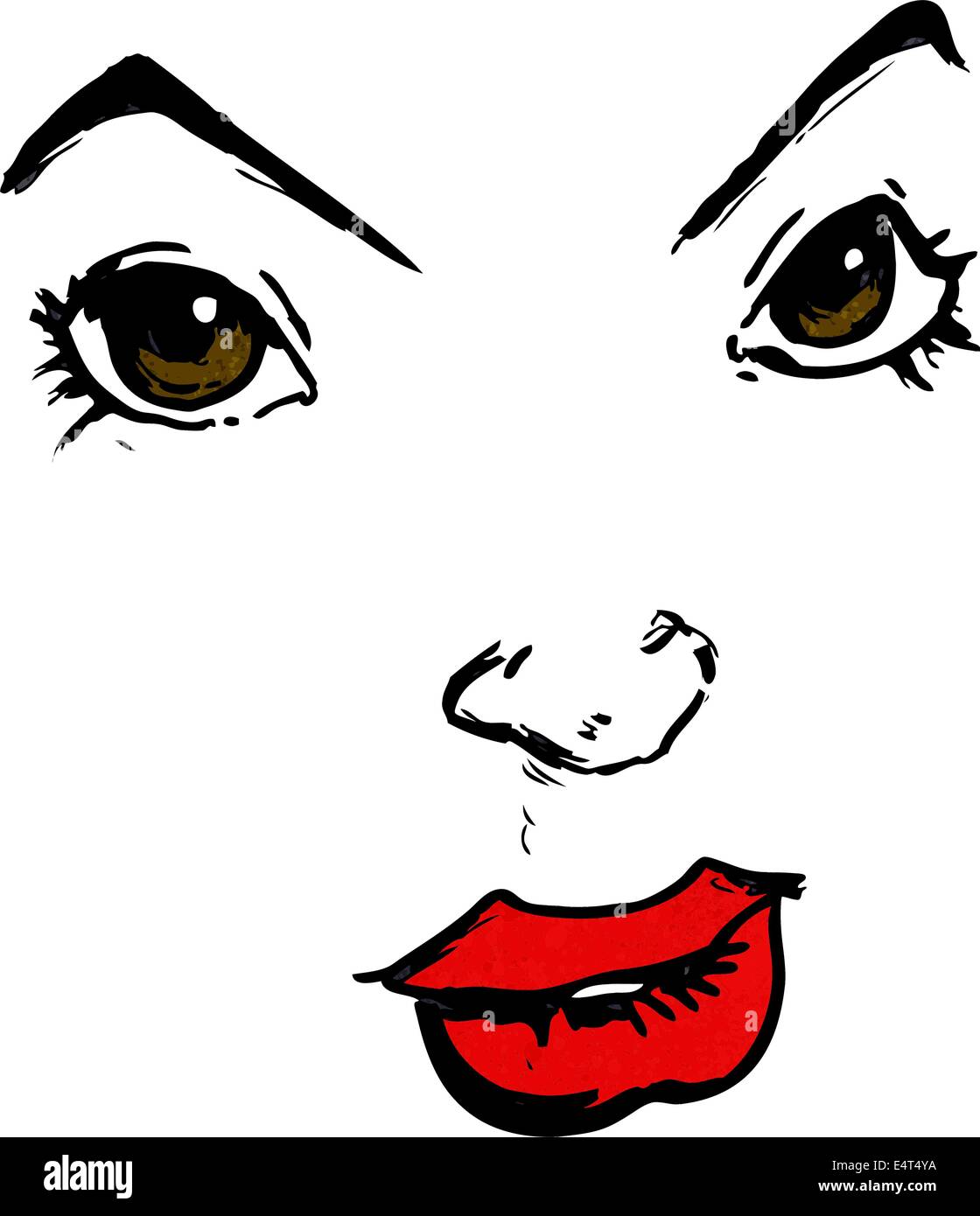 cartoon comic book face Stock Vector Image & Art - Alamy