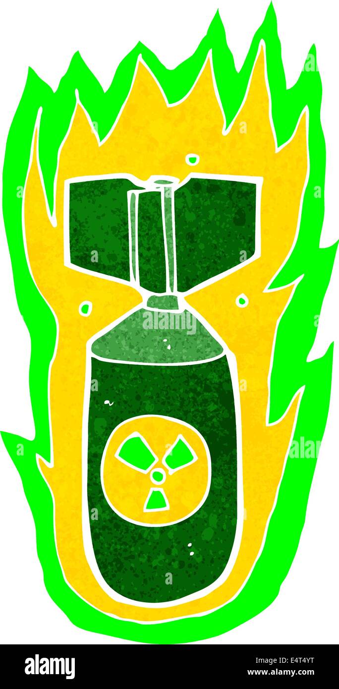 cartoon flaming bomb Stock Vector Image & Art - Alamy