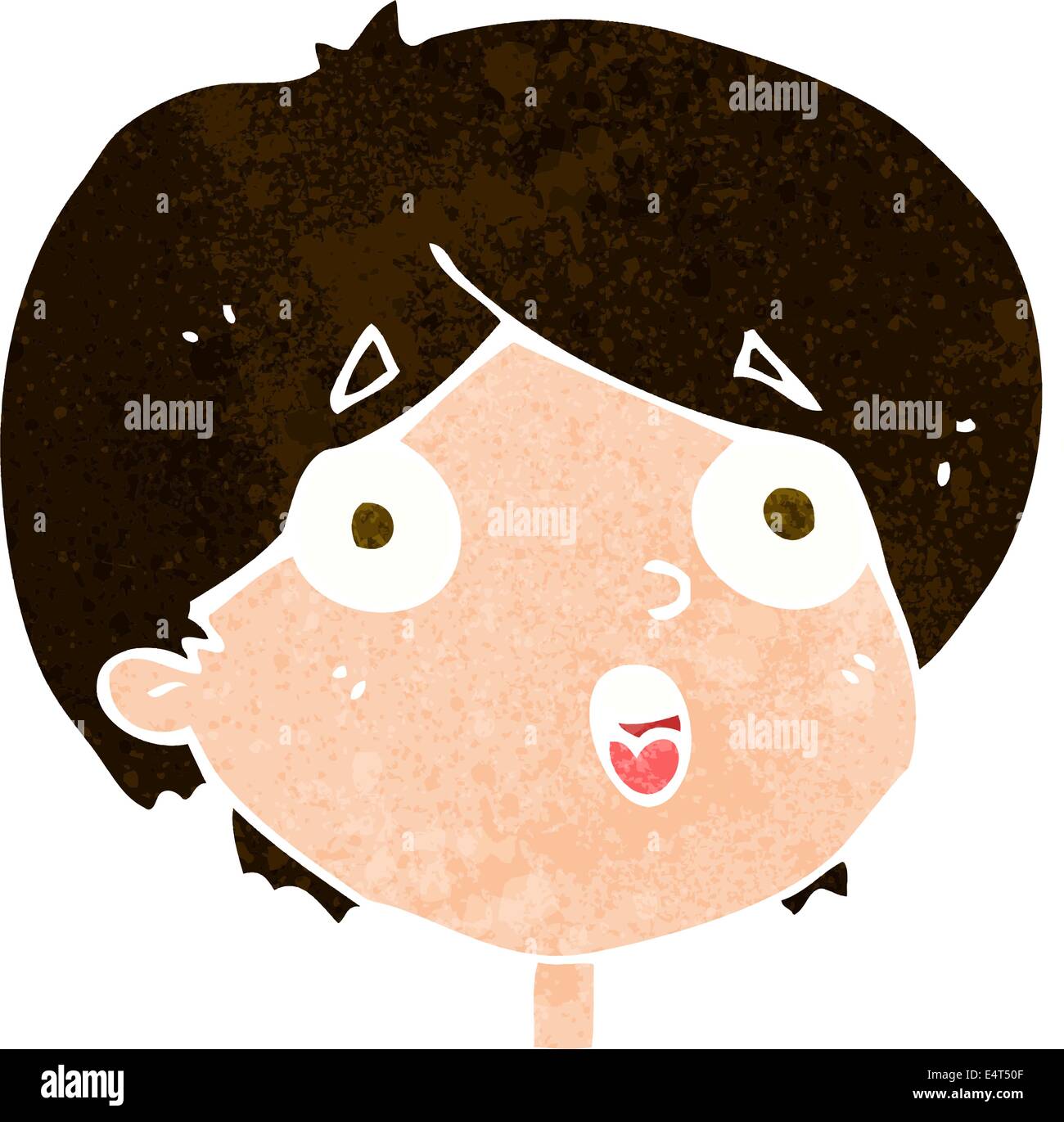 cartoon amazed expression Stock Vector Image & Art - Alamy