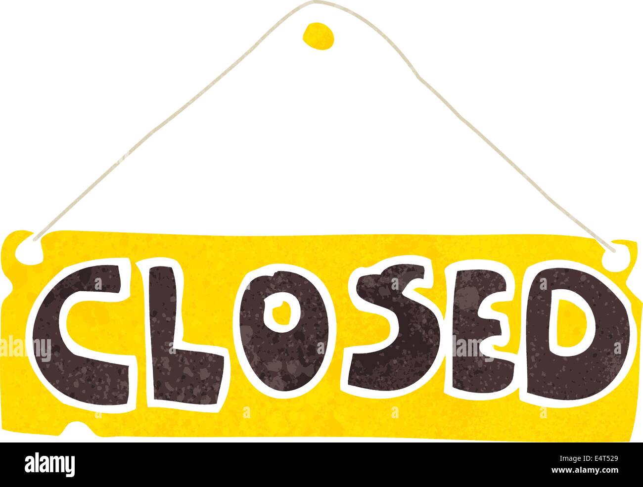 Cartoon closed shop sign Stock Vector Images - Alamy