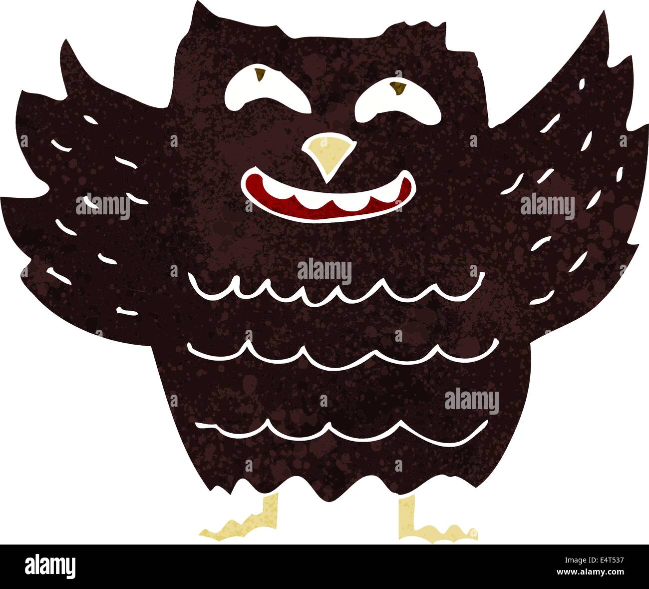 cartoon happy owl Stock Vector Image & Art - Alamy
