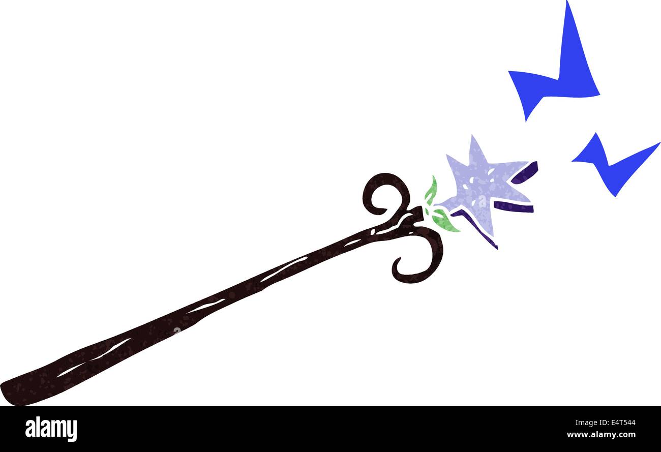 cartoon magic wand Stock Vector Image & Art - Alamy
