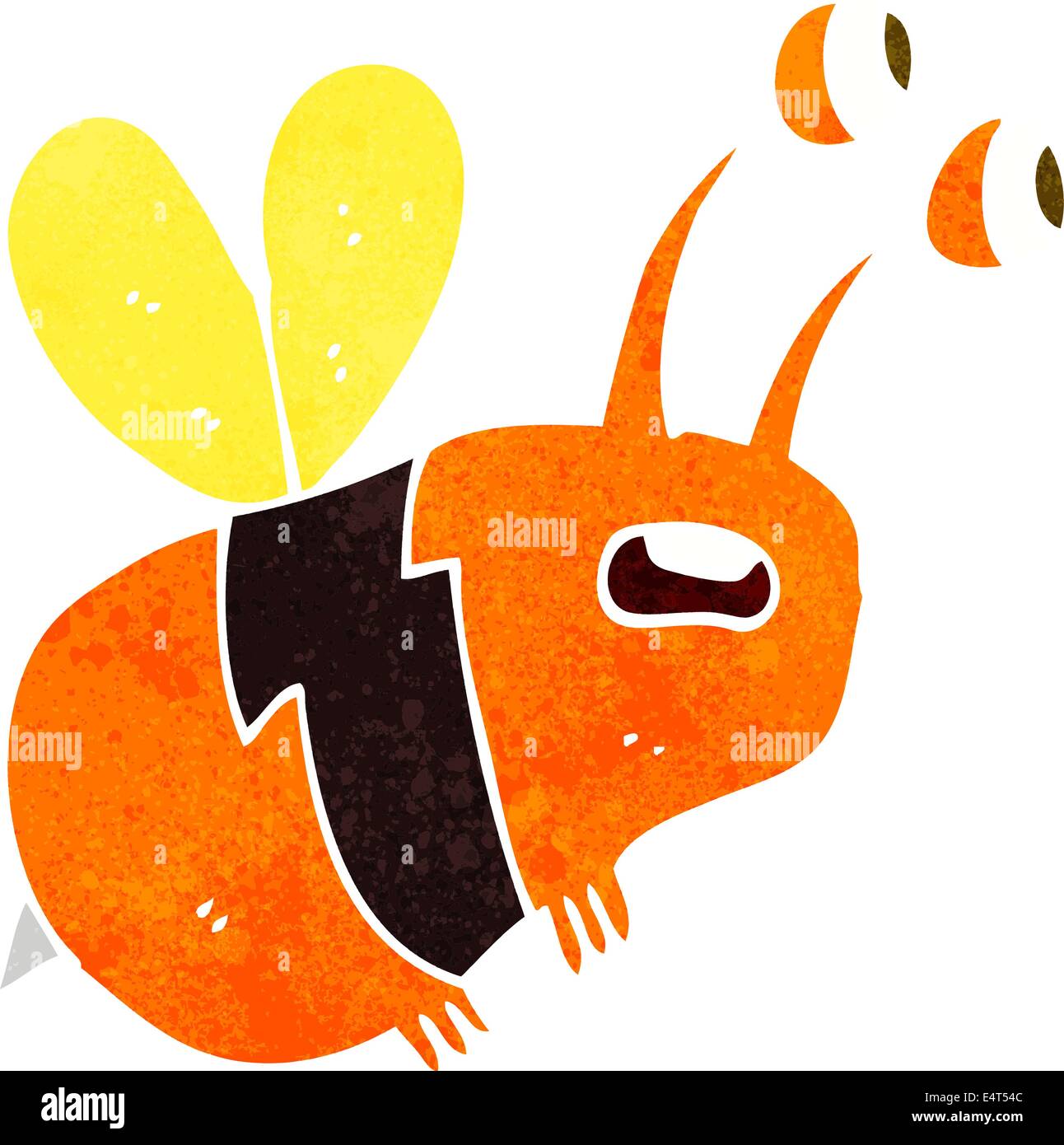 cartoon frightened bee Stock Vector Image & Art - Alamy
