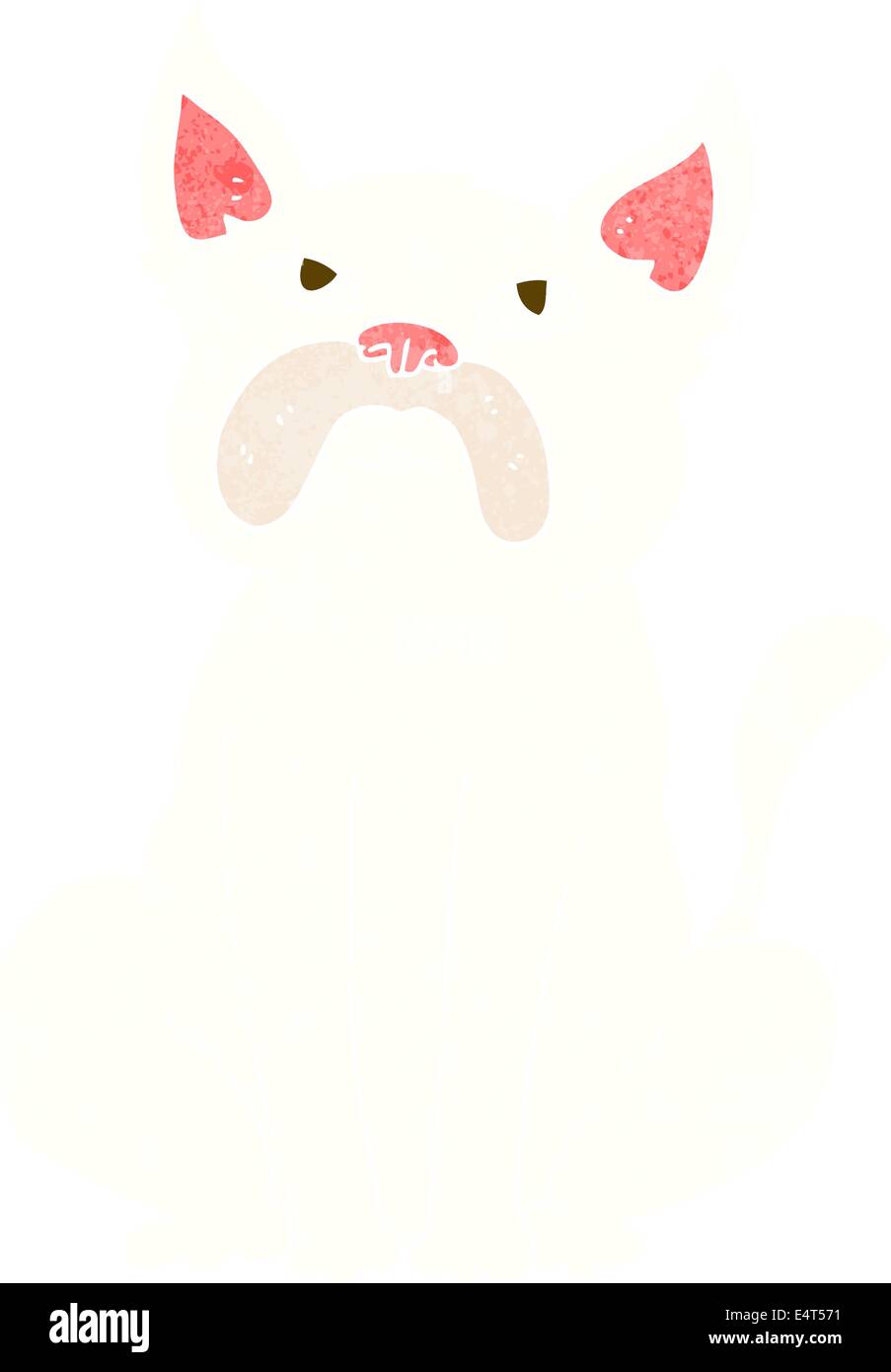 cartoon grumpy little dog Stock Vector Image & Art - Alamy