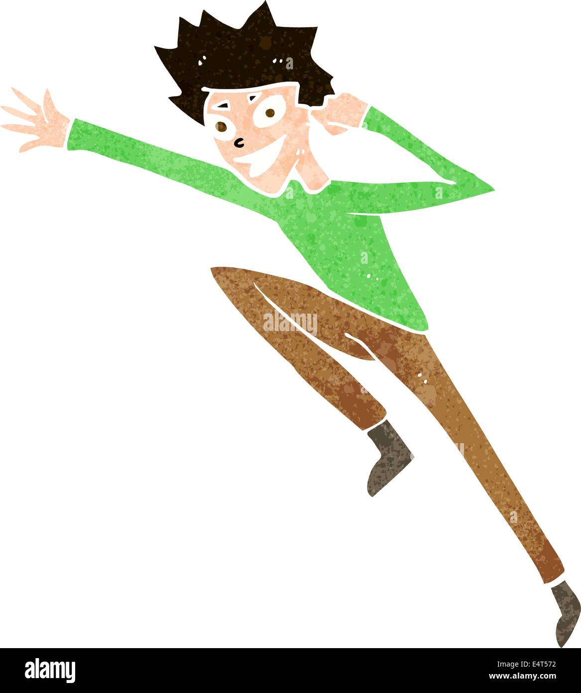 cartoon jumping man Stock Vector Image & Art - Alamy