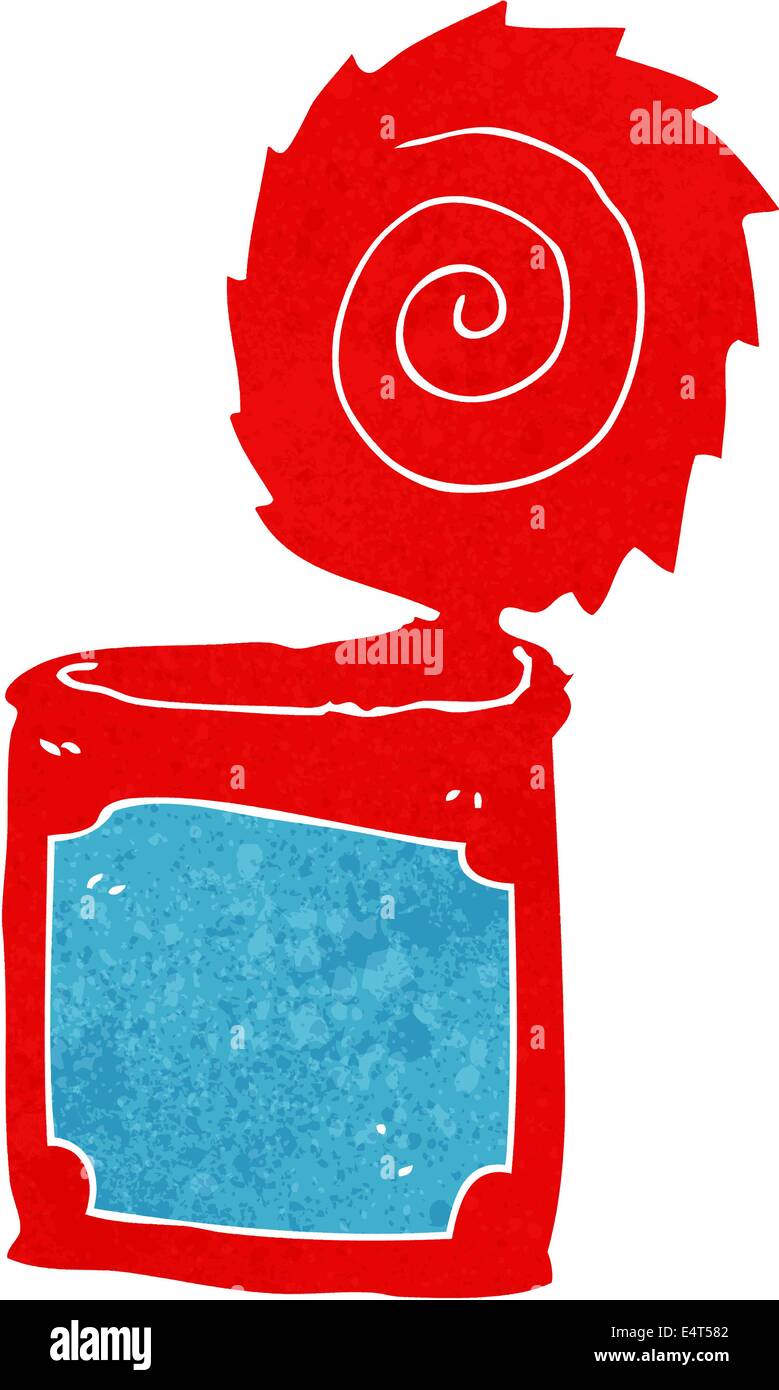 Cartoon open tin can hi-res stock photography and images - Alamy