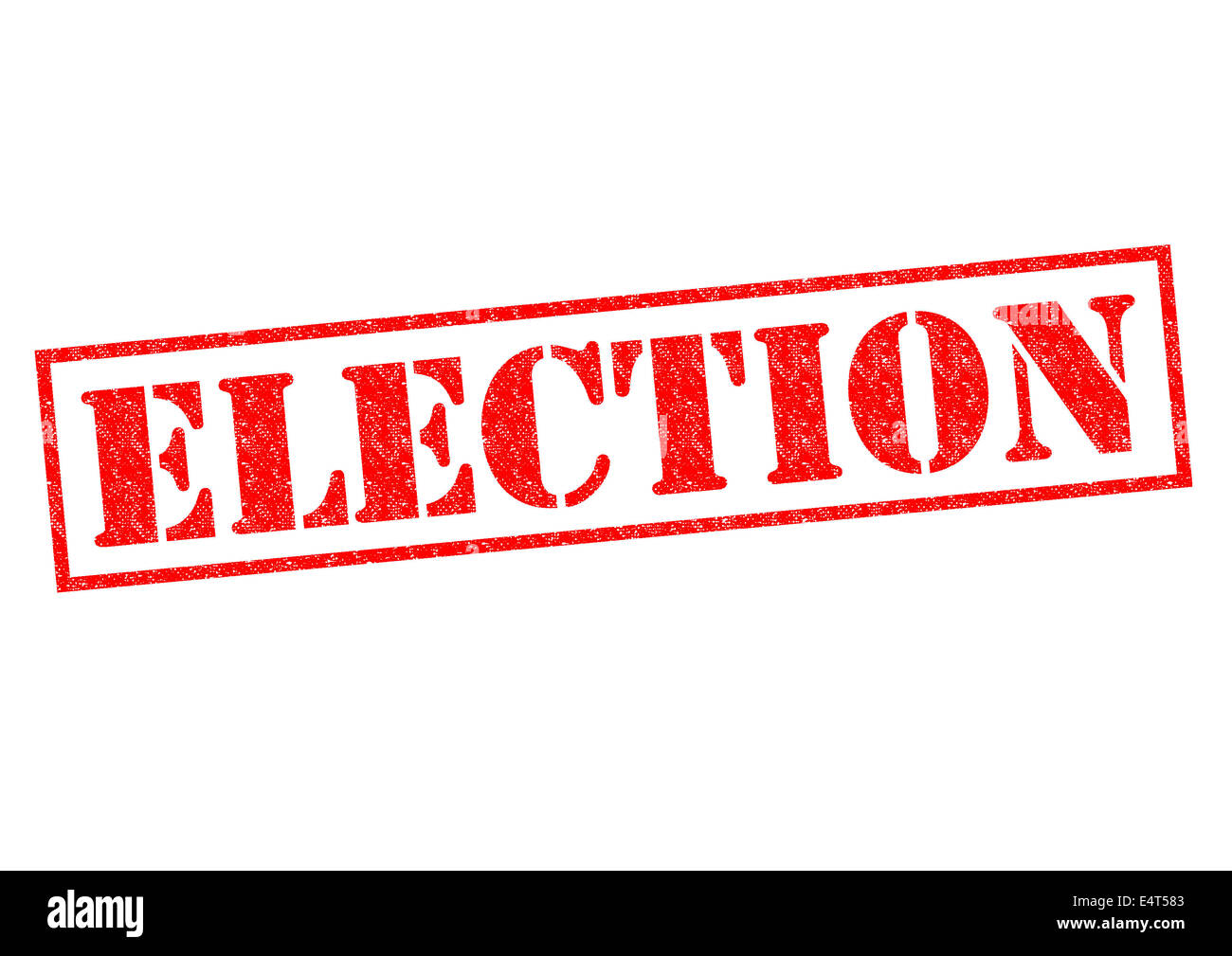 ELECTION red Rubber Stamp over a white background Stock Photo - Alamy