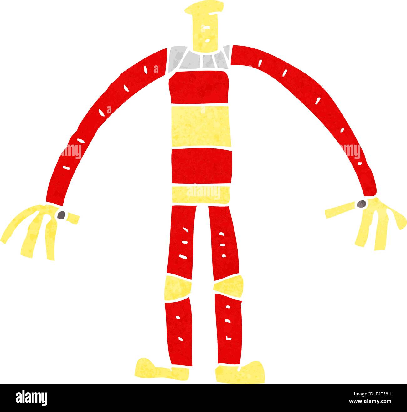 cartoon robot body (mix and match cartoons or add own photo head Stock ...