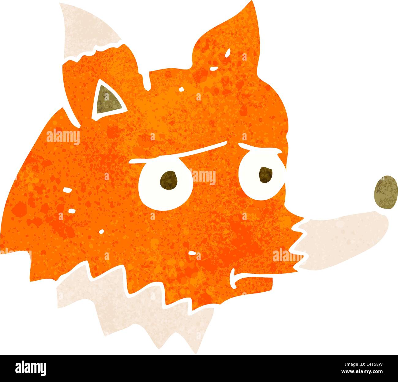cartoon unhappy fox Stock Vector Image & Art - Alamy