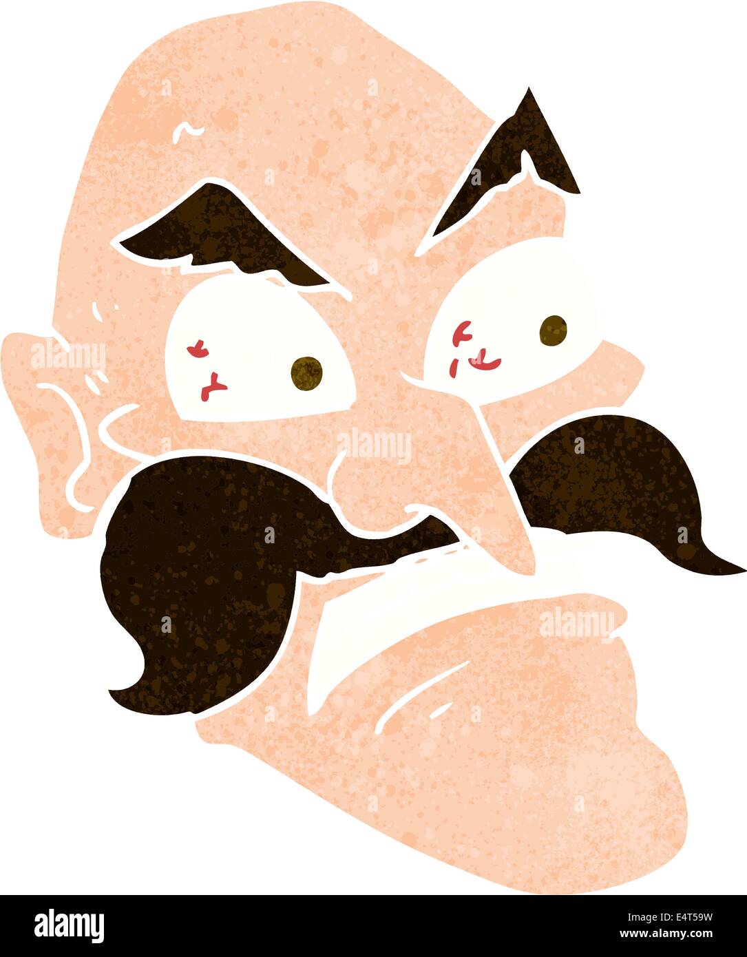 cartoon angry old man Stock Vector Image & Art - Alamy