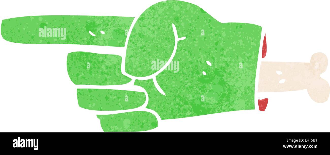 cartoon pointing zombie hand symbol Stock Vector Image & Art - Alamy
