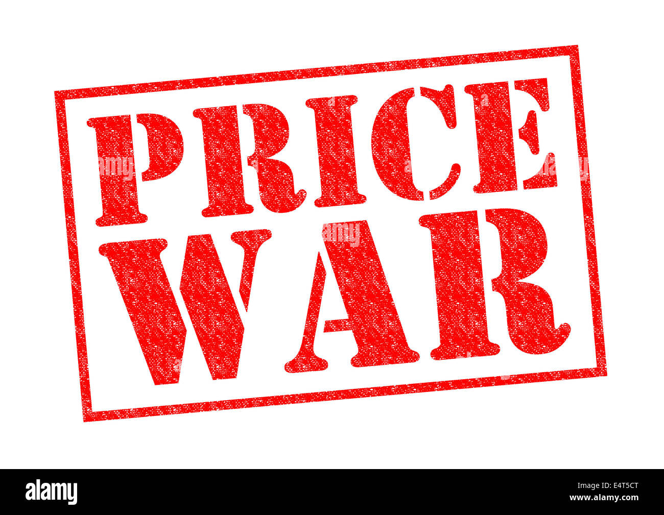 PRICE WAR red Rubber Stamp over a white background Stock Photo - Alamy