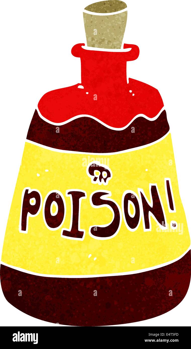 cartoon bottle of poison Stock Vector Image & Art - Alamy