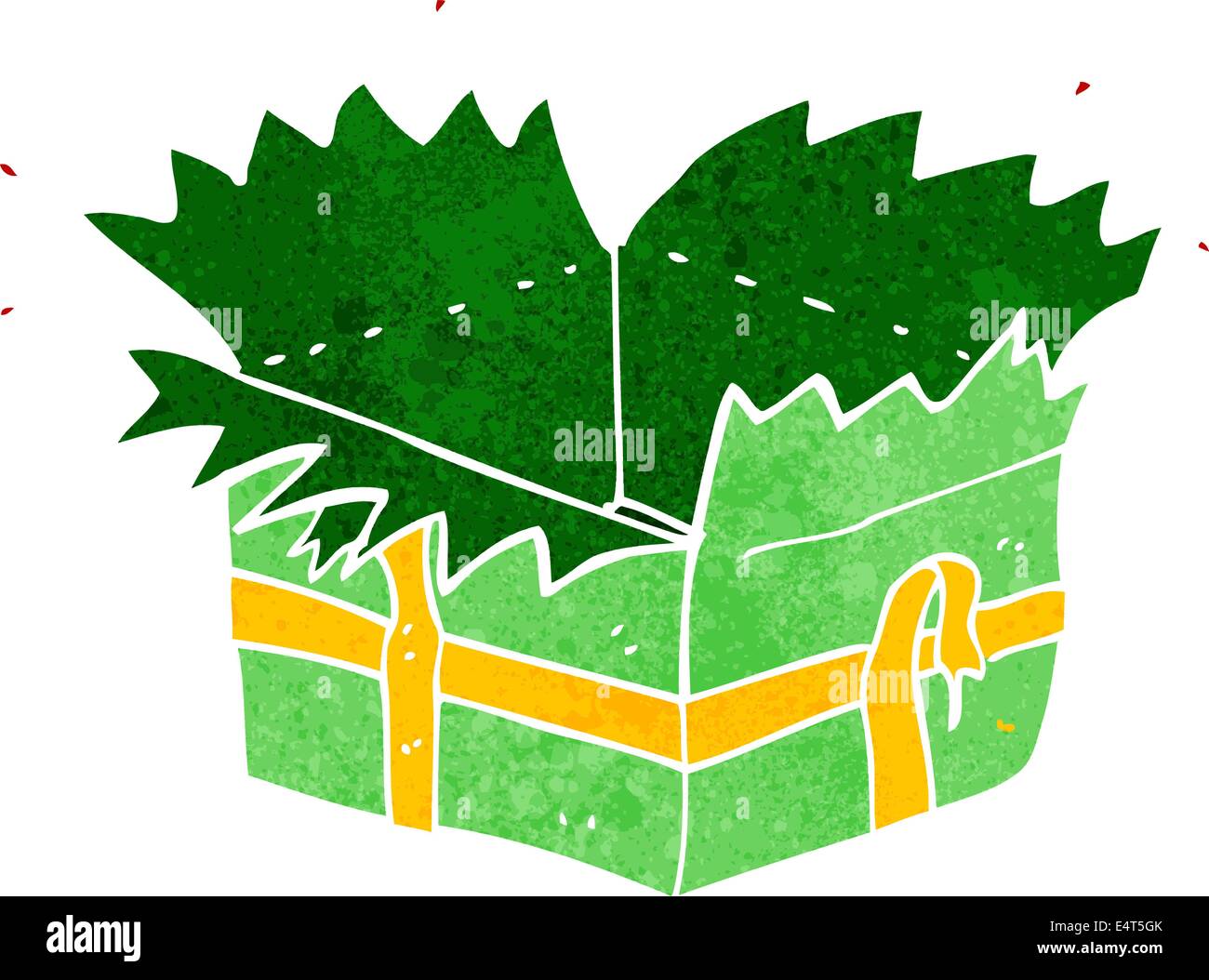 cartoon open present Stock Vector Image & Art - Alamy