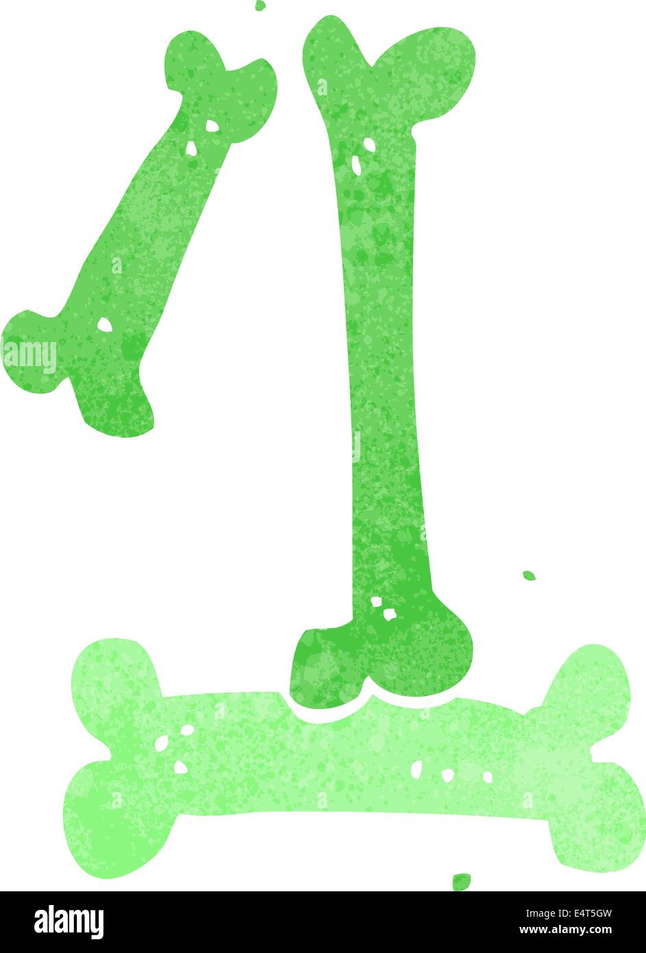 cartoon halloween bone number Stock Vector Image & Art - Alamy