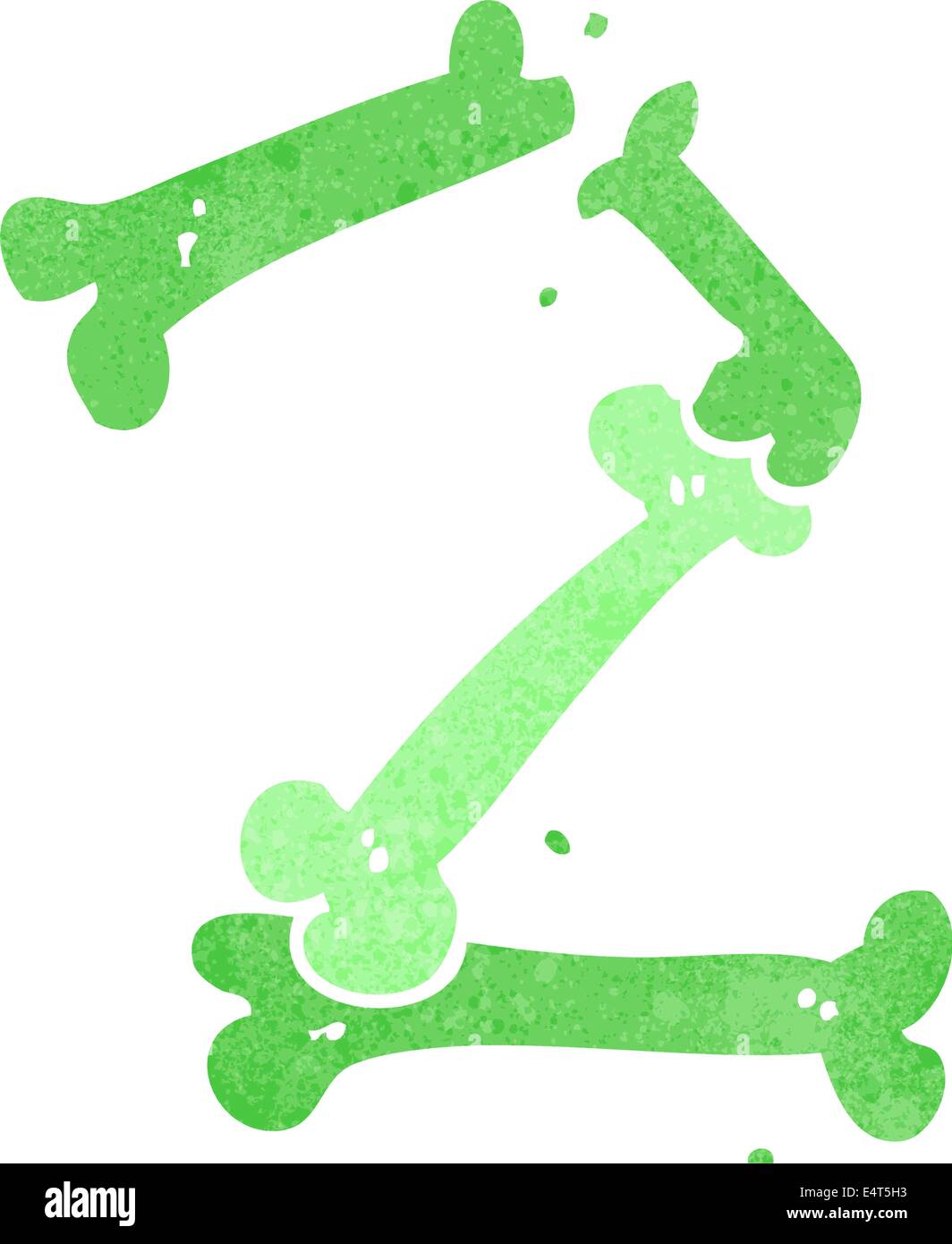 cartoon halloween bone number Stock Vector Image & Art - Alamy