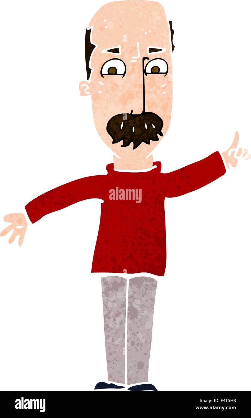 cartoon man issuing stern waring Stock Vector Image & Art - Alamy