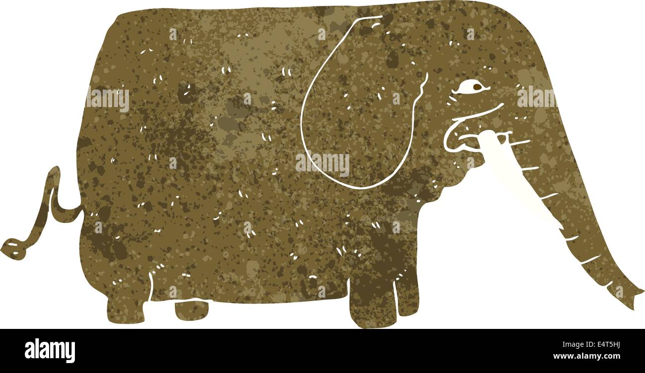 Big mammoth cartoon illustration Stock Vector Images - Alamy