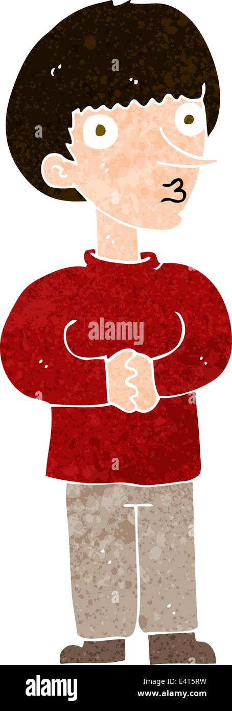 cartoon nervous man Stock Vector Image & Art - Alamy