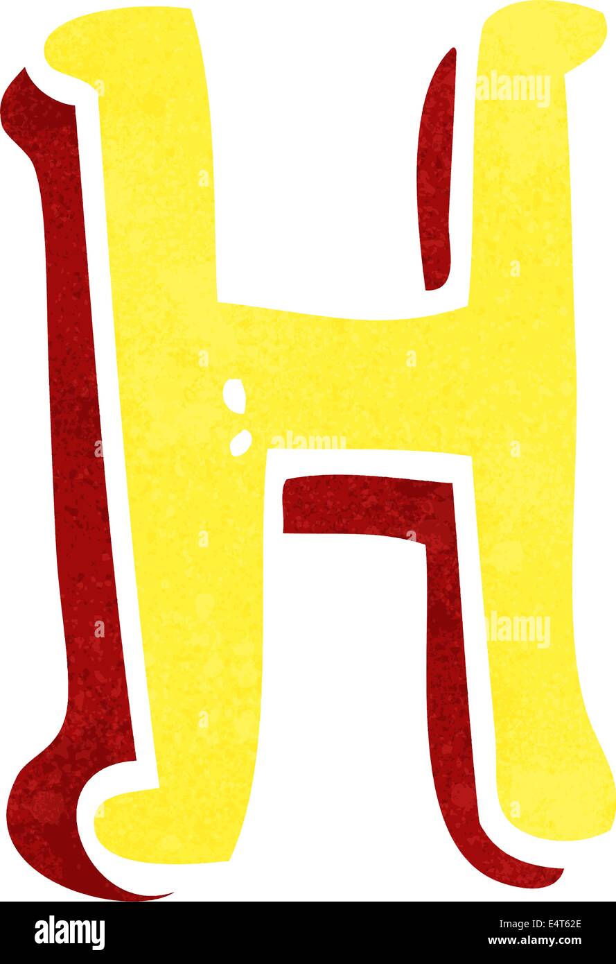 cartoon letter H Stock Vector Image & Art - Alamy