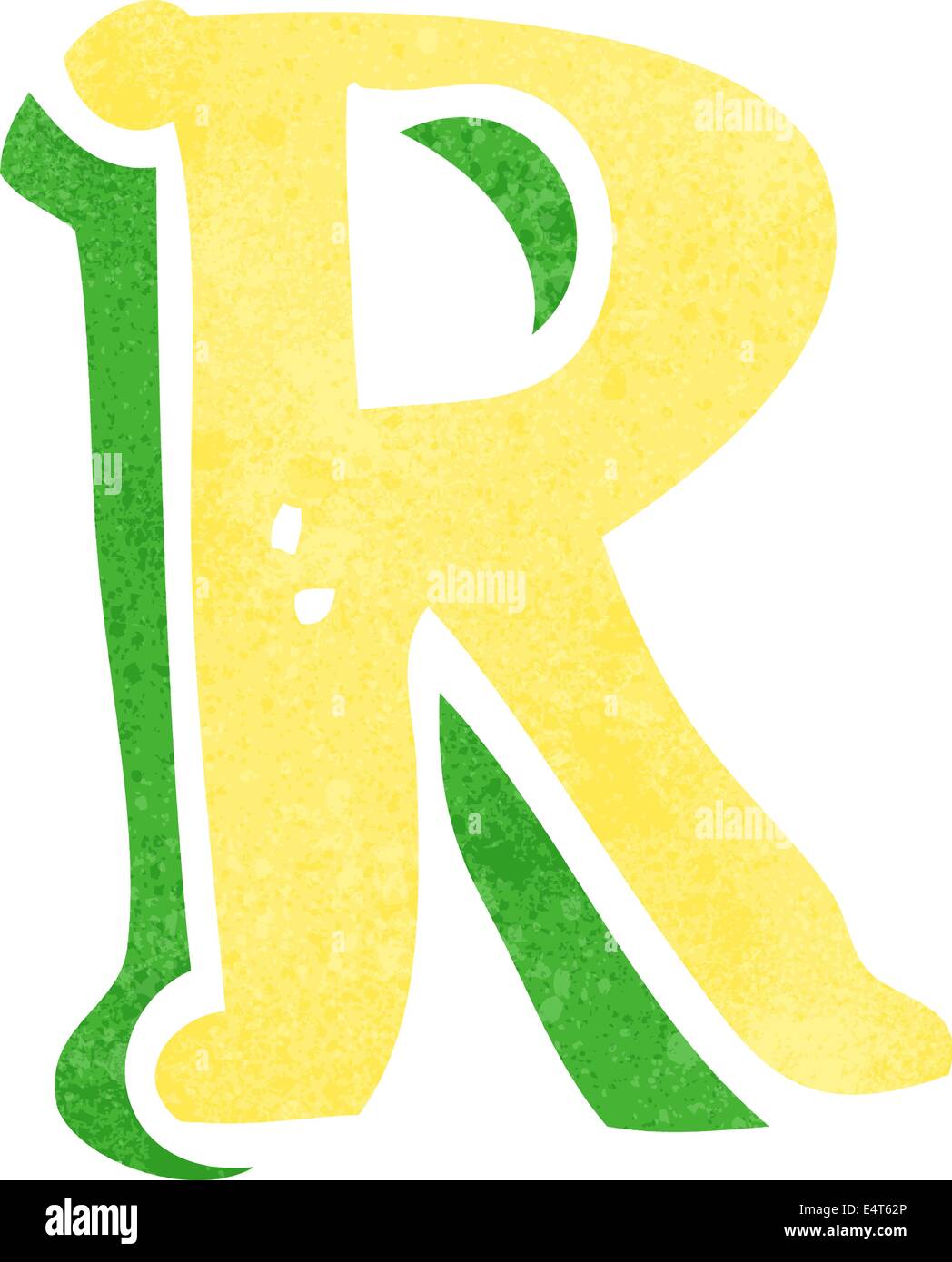 Cartoon letter r hi-res stock photography and images - Alamy