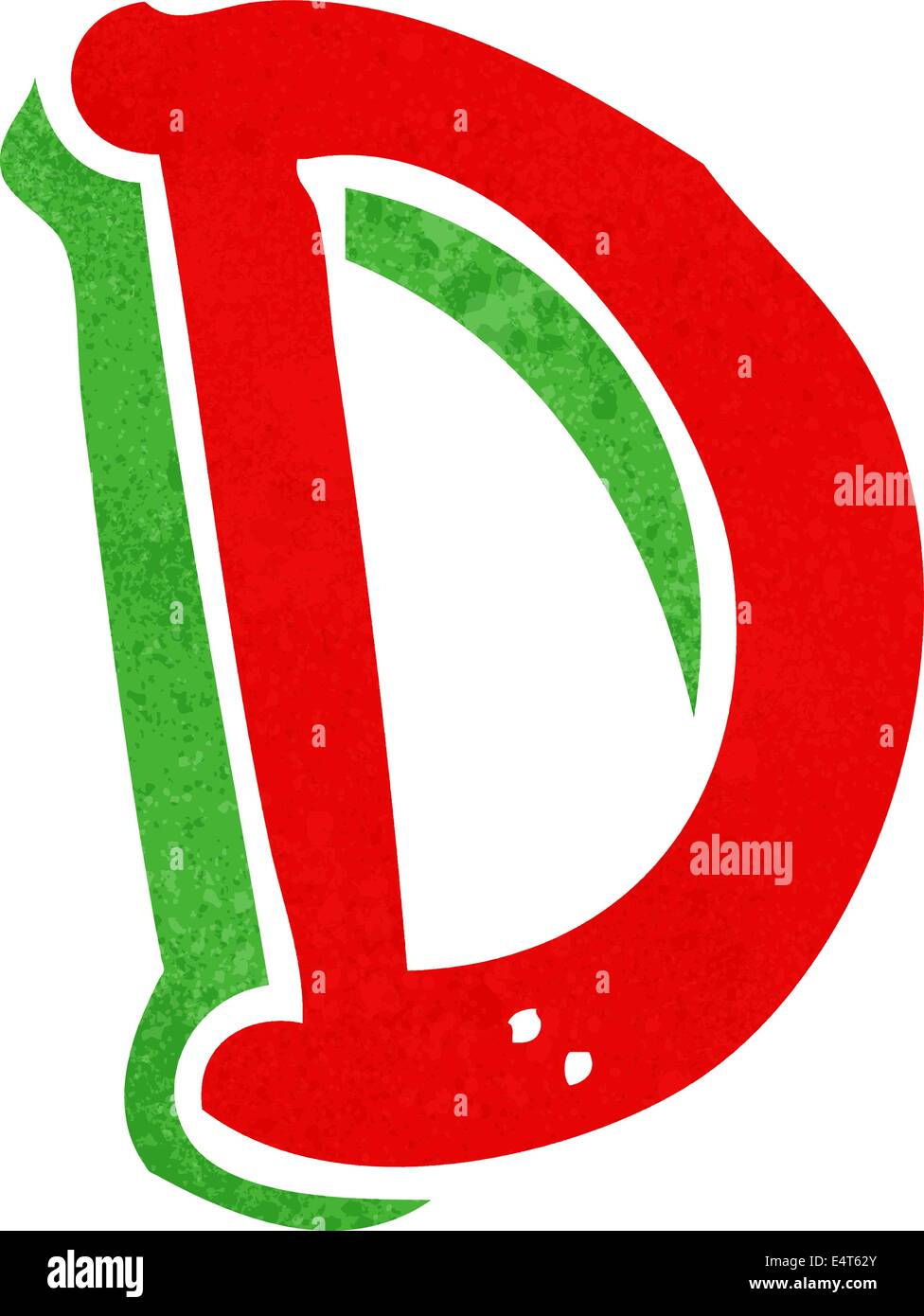 cartoon letter D Stock Vector Image & Art - Alamy
